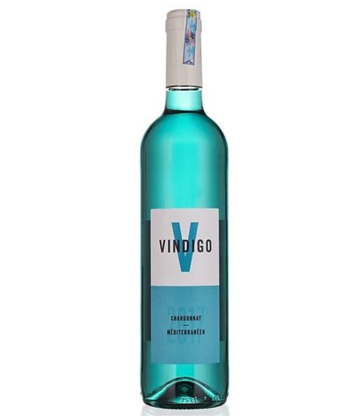 Rượu vang xanh Tây Ban Nha Vindigo Blue Chardonnay